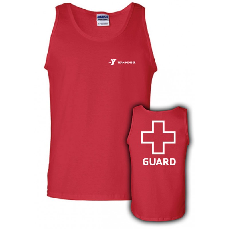 Lifeguard Tank Top - Gildan 2200 Red